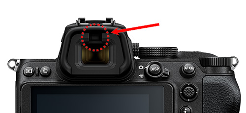 The EVF, Monitor and Display mode on the Z-series camera