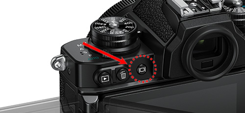 The EVF, Monitor and Display mode on the Z-series camera