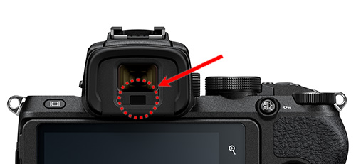 The EVF, Monitor and Display mode on the Z-series camera