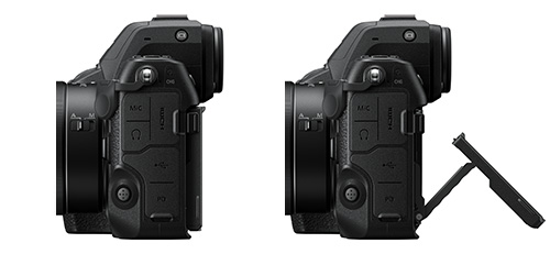 The EVF, Monitor and Display mode on the Z-series camera